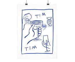 Poster Tim Tim Azul | Westwing