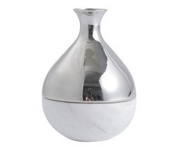 Vaso Ginger Prateado - 21X26X21cm | Westwing