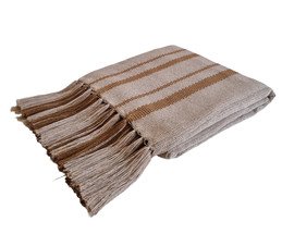 Manta Maya Nude e Castanho | Westwing