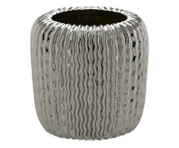 Vaso em Cerâmica Restimar Prateado | Westwing