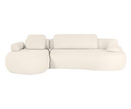Sofá Laguna by Elle - Chaise Esquerda Boucle Off White II | Westwing