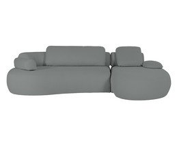 Sofá Laguna by Elle - Chaise Direita - Boucle Cinza VI | Westwing